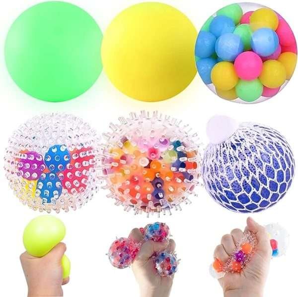 Stress Ball Toys - 6 pce - Psychology ONE
